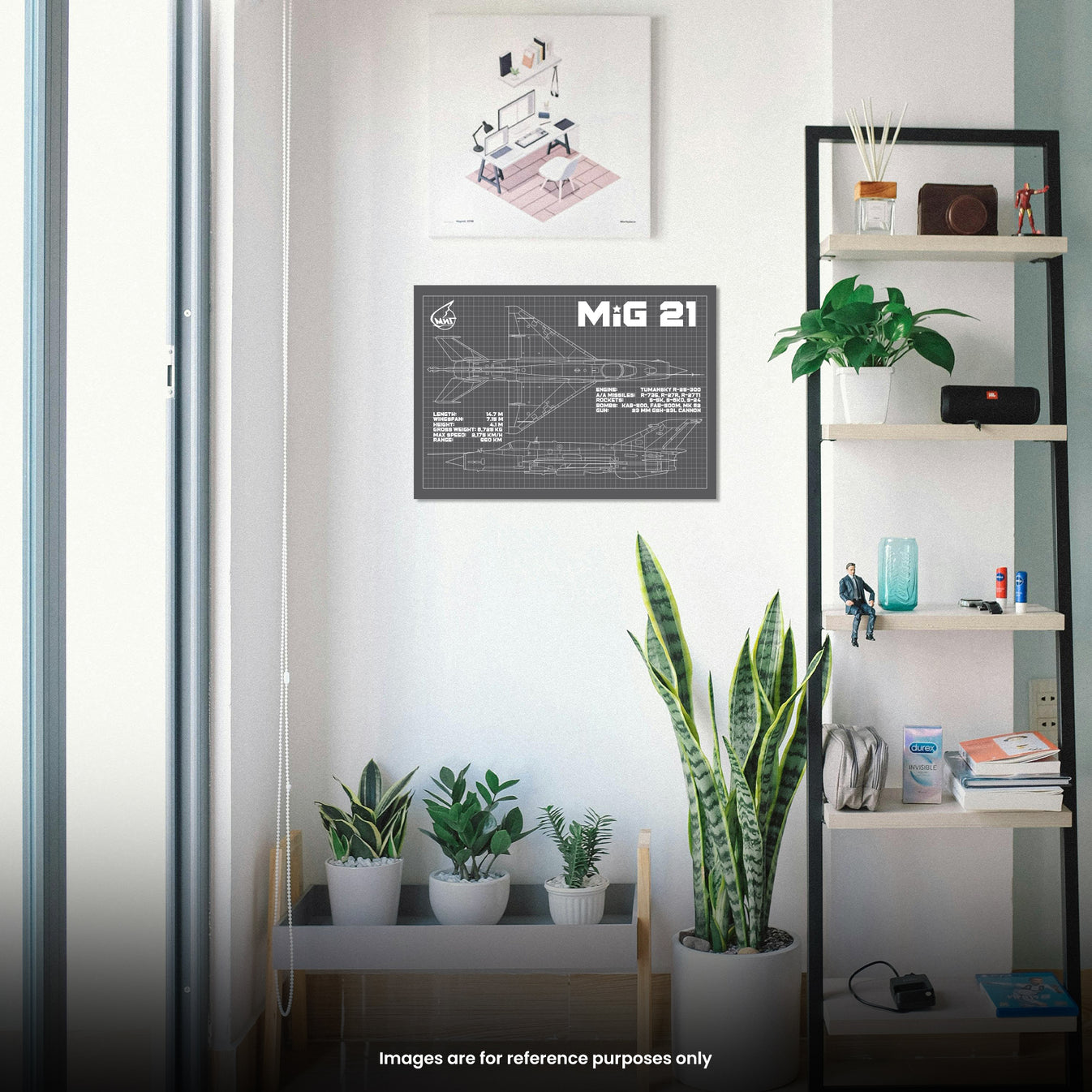 MiG-21 Blueprint Poster – DeltaTac.shop