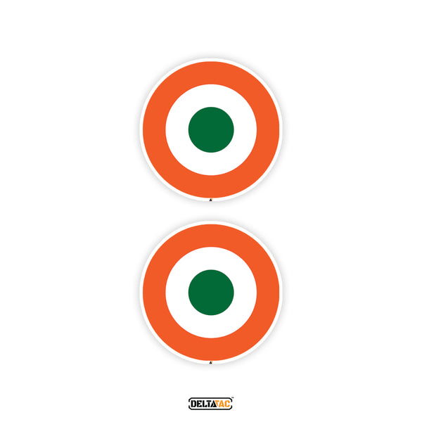 Buy Indian Air Force Roundel Flag Stickers Online - Deltatac – DeltaTac ...