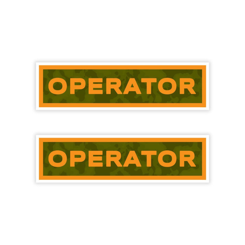 Operator Name Tab Stickers - Pack of 2 - DeltaTac – DeltaTac.shop